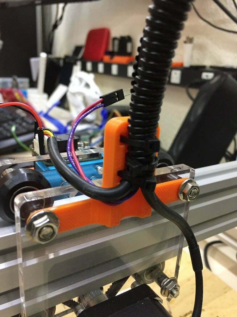 Free STL file EleksMaker Laser A3 Pro Cable Support・3D print design to ...